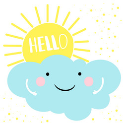 Cloudy Day Children Vector Images (over 270)