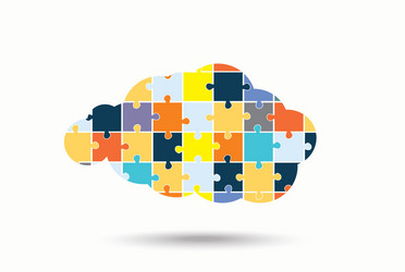 Cloud Puzzle Vector Images (over 5,400)