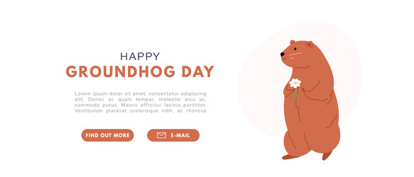 Groundhogs Day Vector Images (over 1,500)