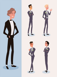Groomsmen Vector Images (over 120)