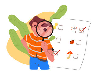 Find 10 objects in picture Royalty Free Vector Image