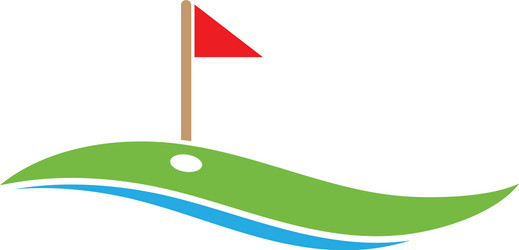 Golf template icon Royalty Free Vector Image - VectorStock