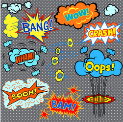 Comic Book Bam Vector Images (over 470)