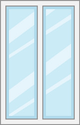 Round window frame icon cartoon style Royalty Free Vector