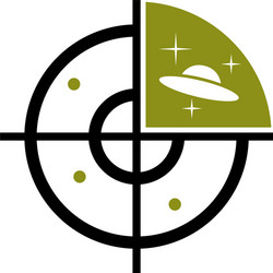 Astronaut space exploration stick figure Vector Image