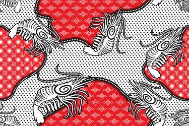 Fish Batik Vector Images (93)