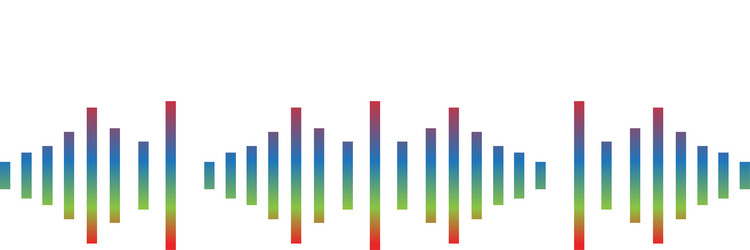 Wave music note symbols logo and icons Royalty Free Vector