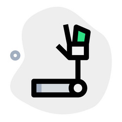 Prosthetic arm functions through implanted Vector Image