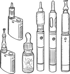 Vape Sketch Vector Images (over 380)