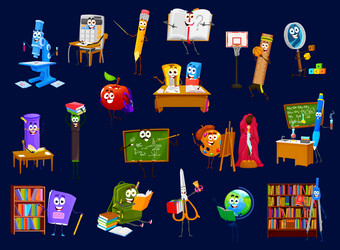 Funny School Supplies Vector Images (over 5,800)