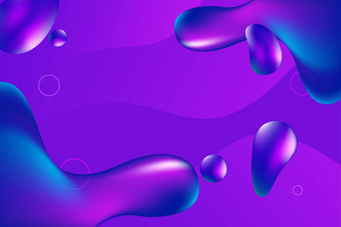 Gradient liquid abstract background design Vector Image