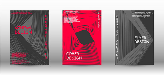 A set of modern covers Royalty Free Vector Image