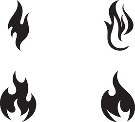 Monochromatic marlin with flames on white Vector Image