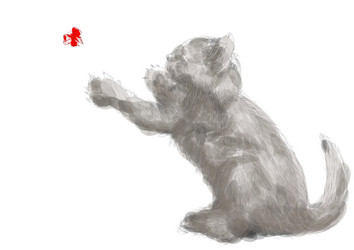 Cats Playing Vector Images (over 12,000)