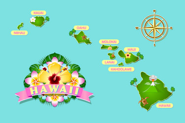Hawaiian Islands Vector Images (over 8,500)