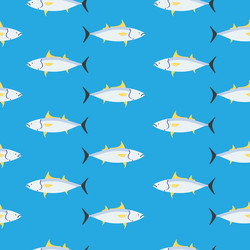 Fishnet tuna pattern seamless colorful Royalty Free Vector