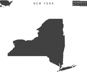 New York State Shape Outline Vector Images (over 270)