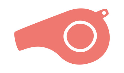 Whistle icon referee icon Royalty Free Vector Image