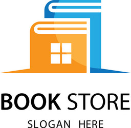Book store logo images Royalty Free Vector Image