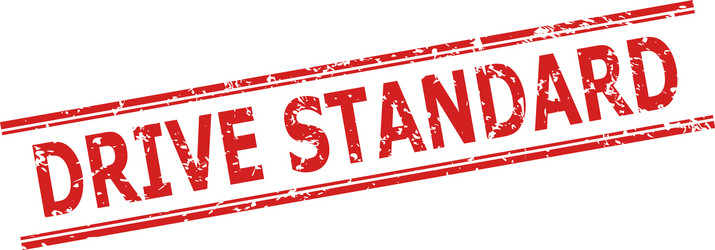 Drive standard watermark stamp Royalty Free Vector Image