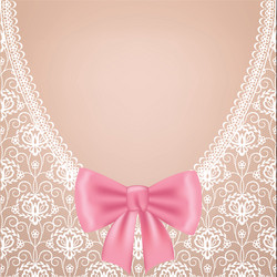 Bride in lace dress Royalty Free Vector Image - VectorStock