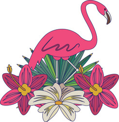 Flemish with flower icon cartoon Royalty Free Vector Image