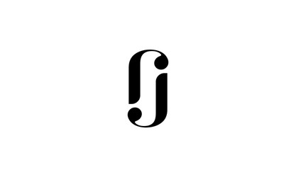 Initial j r letter logo design template Royalty Free Vector