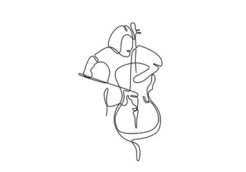 Cello Line Drawing Vector Images (over 180)