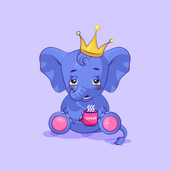 Elephant Calf Emoji Emoticon Vector Images (73)