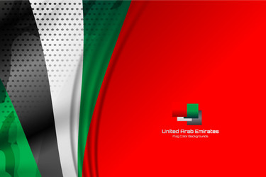 Uae banner Royalty Free Vector Image - VectorStock