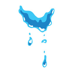 A sprite sheet water trap splash for game Vector Image