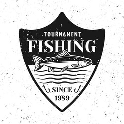 Fishing Tournament Shield Vector Images (over 100)