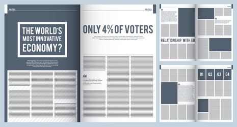 Newspaper Mockup Tabloid Vector Images (over 150)