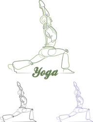 Yoga Pose Letter Vector Images (over 490)