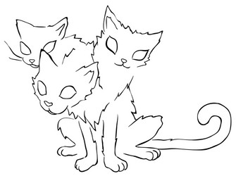 Three Headed Cat Vector Images (over 130)