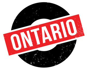 Ontario rubber stamp Royalty Free Vector Image
