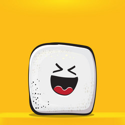 Cartoon sugar characters isolated Royalty Free Vector Image