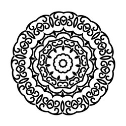 Mandala bohemian pattern creative zen Royalty Free Vector