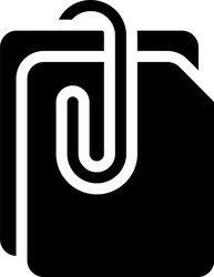 File clipper Royalty Free Vector Image - VectorStock