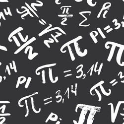 Seamless pattern with the numbers Royalty Free Vector Image