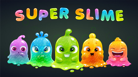 Rainbow Slime Vector Images (over 160)