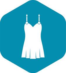 Nightie icon outline style Royalty Free Vector Image