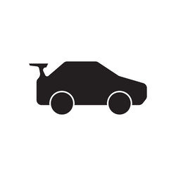 Sport car icon design on white background Vector Image