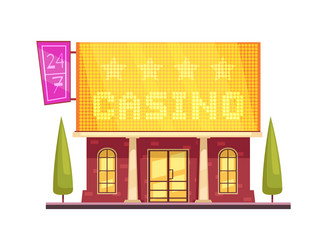 Casino cartoon Royalty Free Vector Image - VectorStock