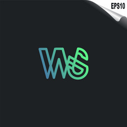 Ws Text Logo Vector Images (over 240)