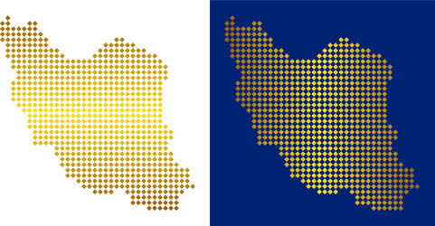 Iran Map Geometric Vector Images (over 100)