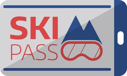 Ski Pass Template Vector Images (33)