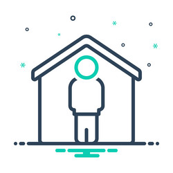 Staying Royalty Free Vector Image - VectorStock