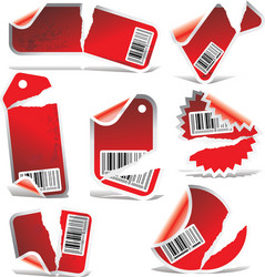 Torn labels Royalty Free Vector Image - VectorStock
