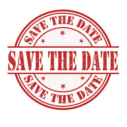 Save the date stamp Royalty Free Vector Image - VectorStock